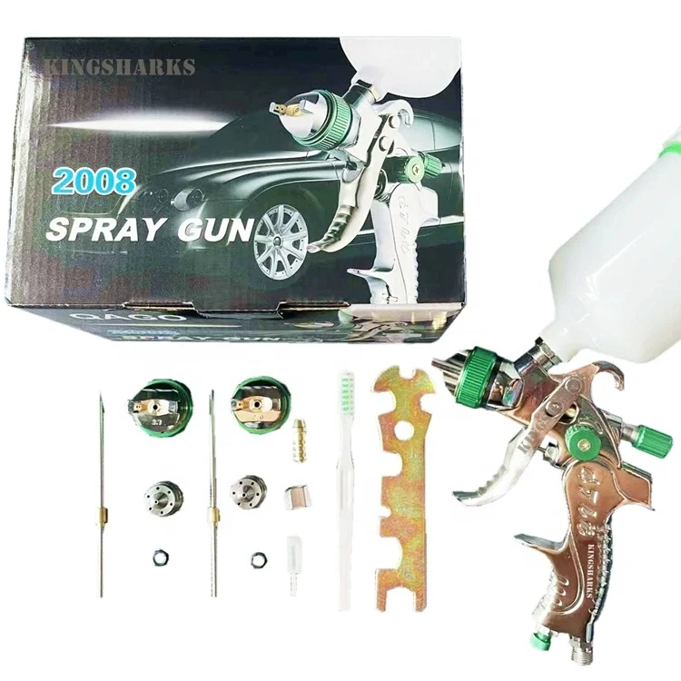 Professional Car Spray Gun Hvlp Automotive Refinishing Pneumatic Paint ...