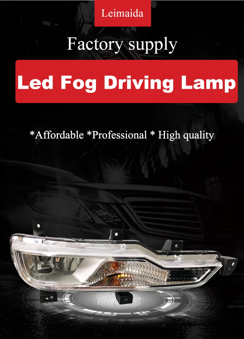 Auto Parts Fog Lamp With Full LED Led Headlight Drl Led Fog Lamp ...