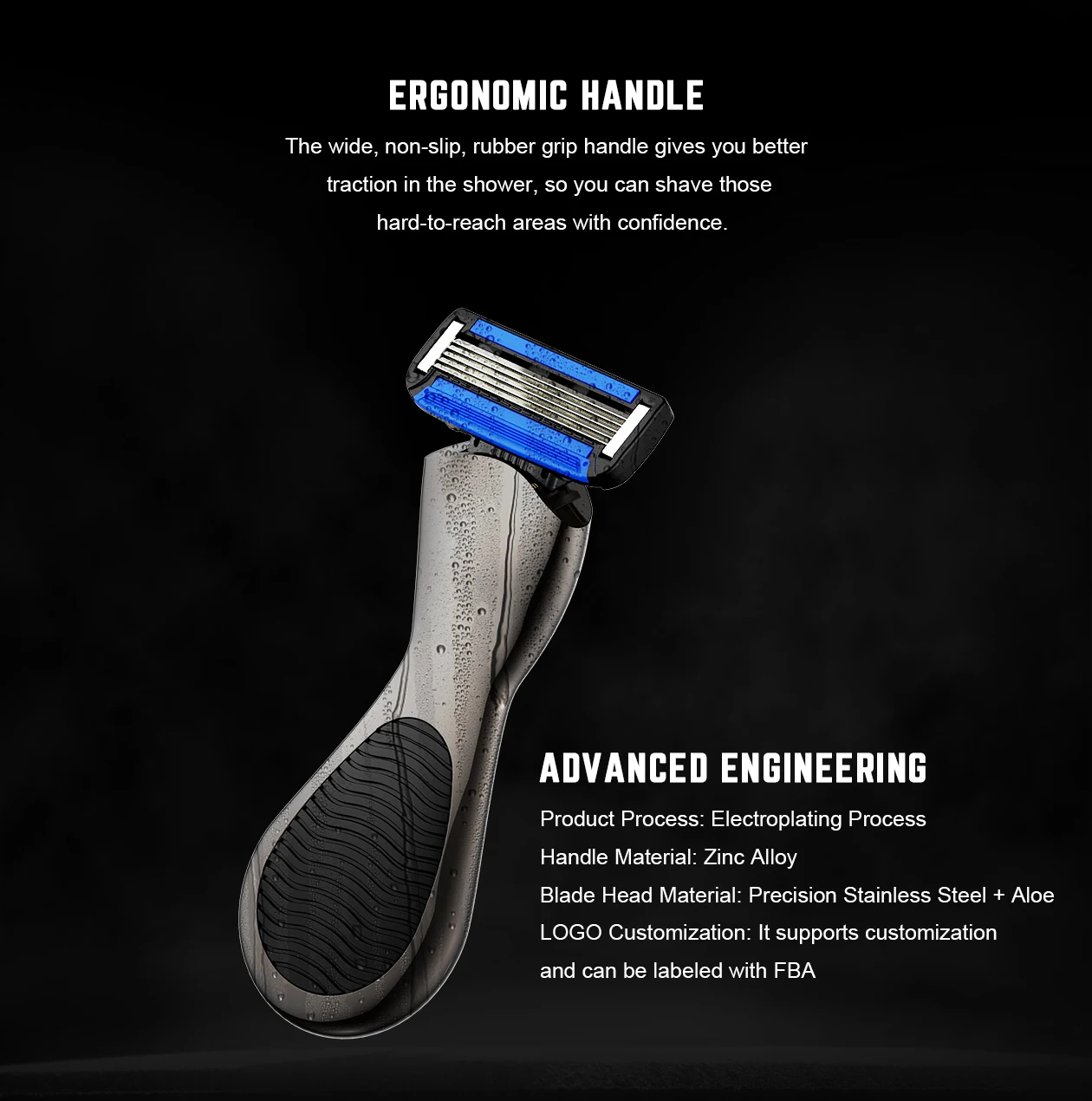 LiLiPRO 5 Blade Aloe Strip Refills Shaving Beard Hair Bikini Removal ...