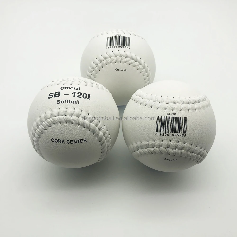 12 Inches Softball - Premium PVC Leather PK Grade Cork