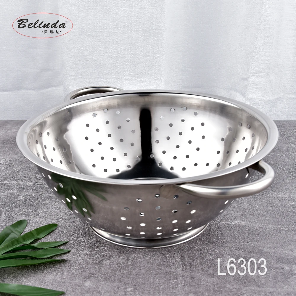 Stainless Steel Deep Colander - Buy Wholesale Supplier Cooking Tool ...