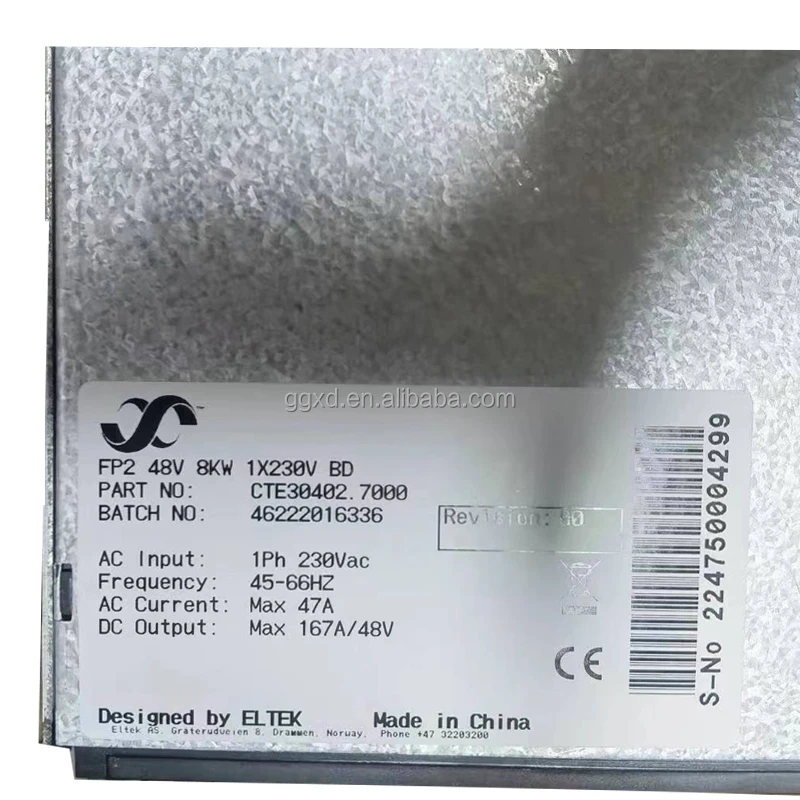 Eltek Flatpack2 DC 48V 8KW Telecom Power System - Efficient Power ...