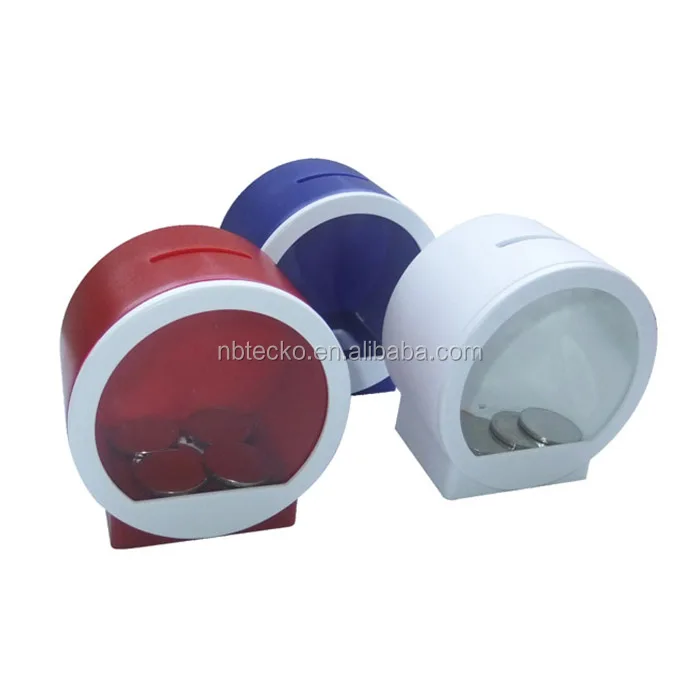 Cheap Transparent Plastic House Shape Coin Banks Piggy Bank For Kids ...