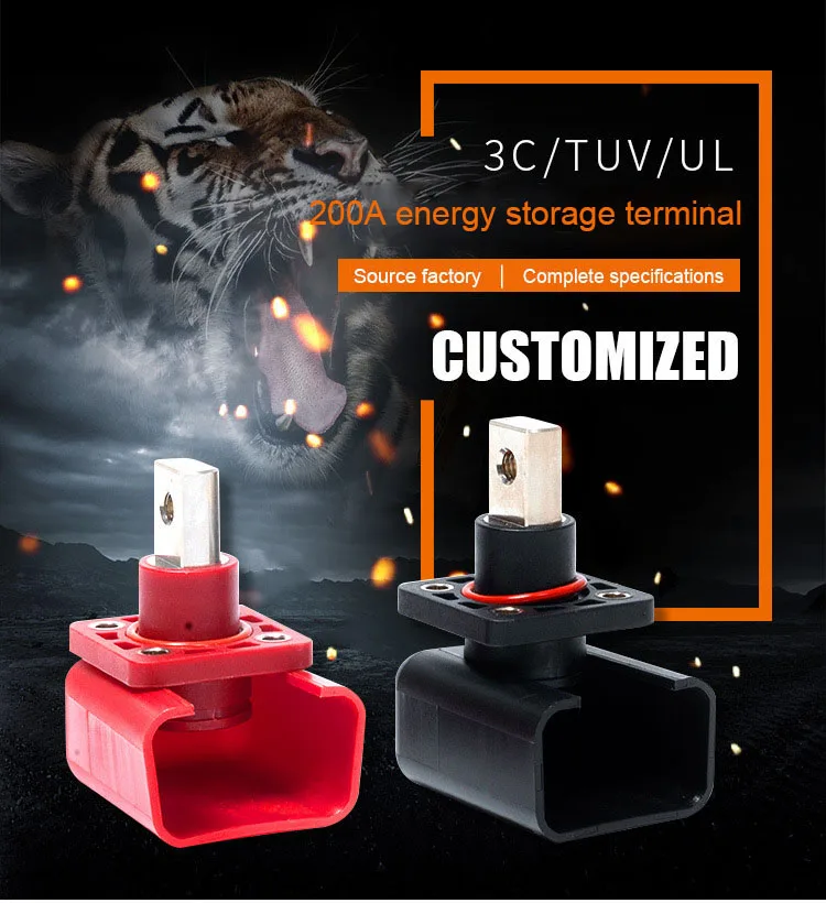 200a Brass/h62 Energy Storage Terminal Fast High Voltage Waterproof ...