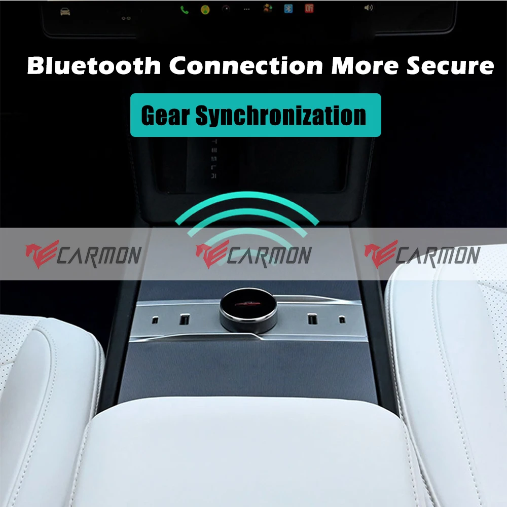 Knob Screen Center Console Docking Station For Tesla Model 3 Highland ...