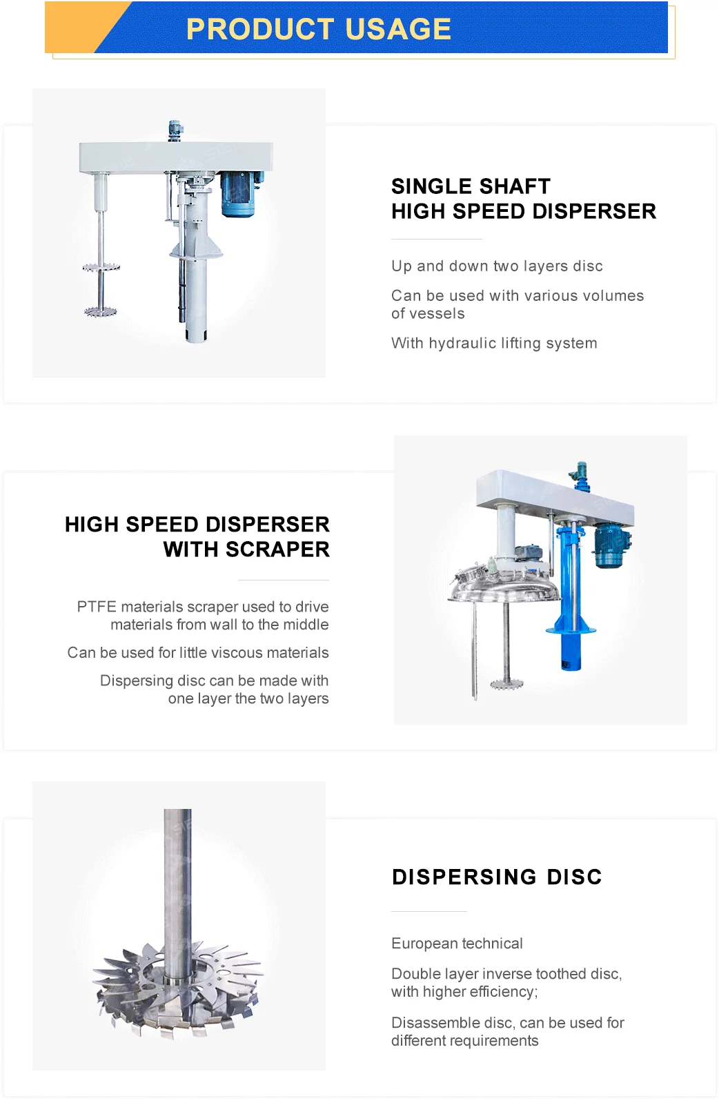 Paint Multi-Tanks Platform High Speed Disperser Mixing Machine