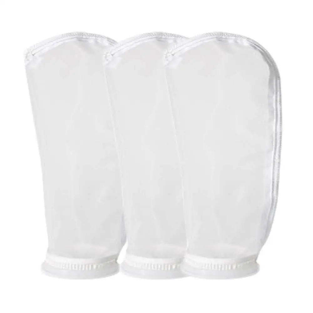 Plastic Ring Nylon Mesh Filter Socks Bag 300 Micron by 14 Inch Long ...
