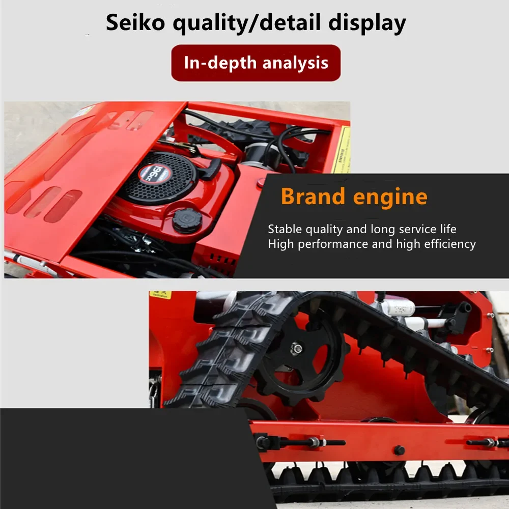 Factory Price Crawler Self-propelled Remote Control Electric Robot Lawn ...