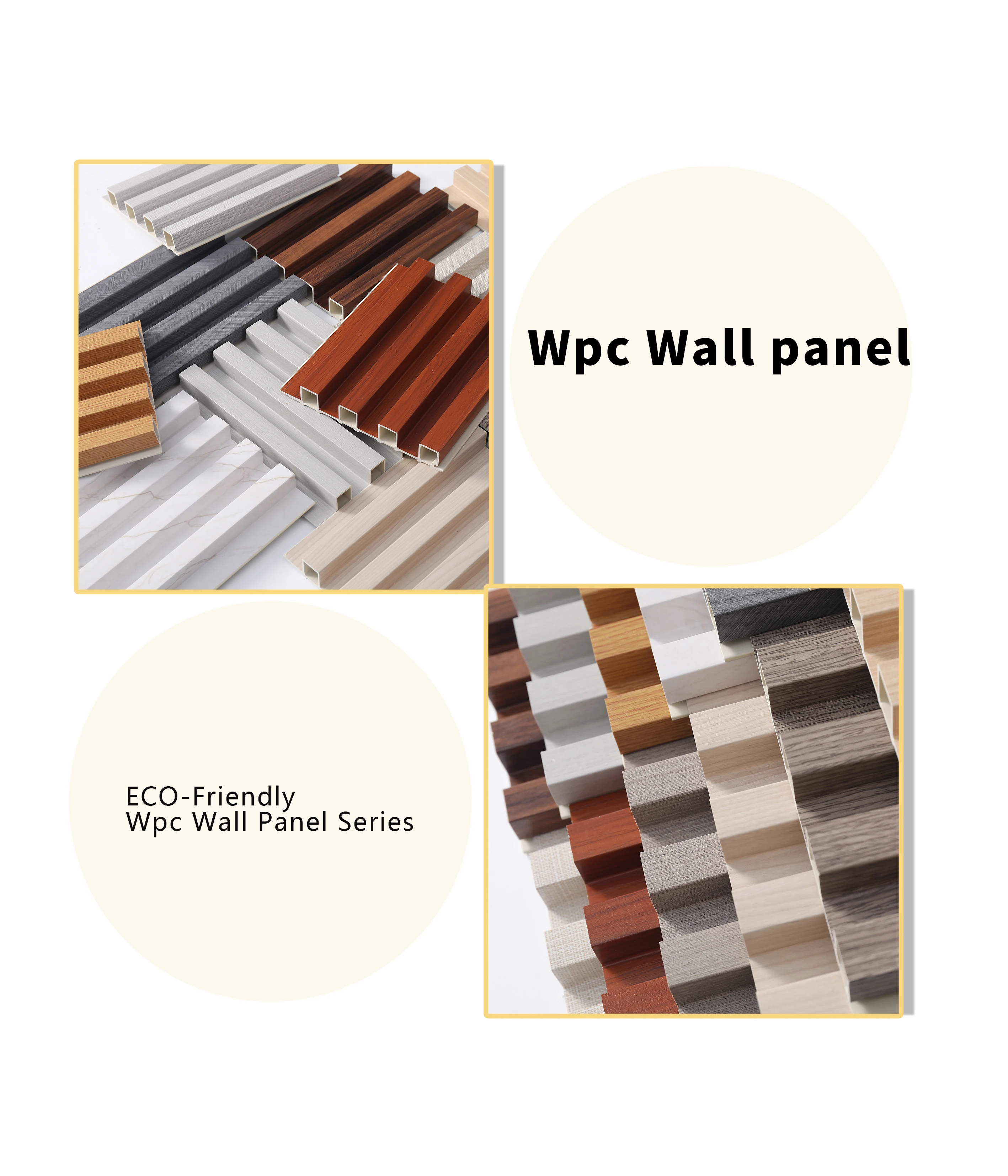 3d Wall Panel Wpc Interior Fluted Panels Indoor Wood Plastic Composite ...