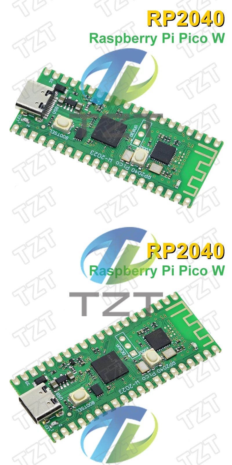Rp2040 Raspberry Pi Pico W Board With 2.4g Wifi Micro Dual-core 264kb ...