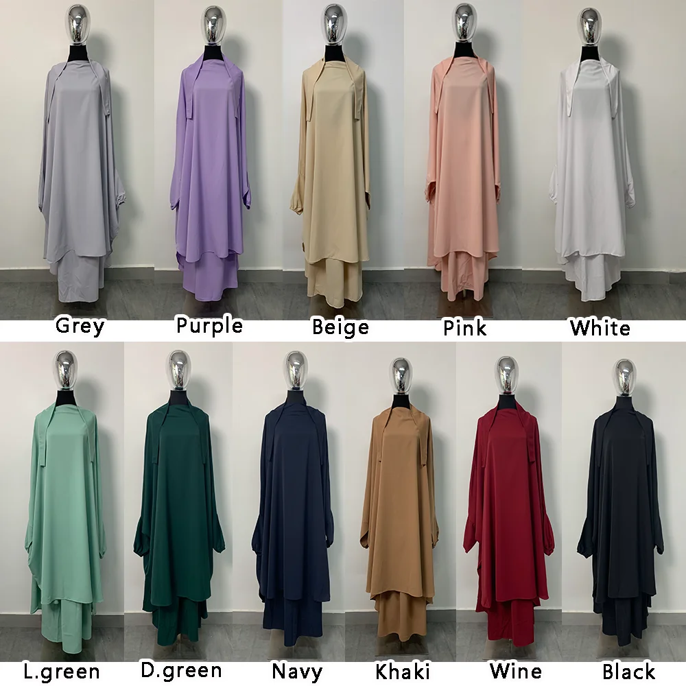 Wholesale High Quality Jilbab Modest Nida Niqab Khimar Abaya Muslim ...