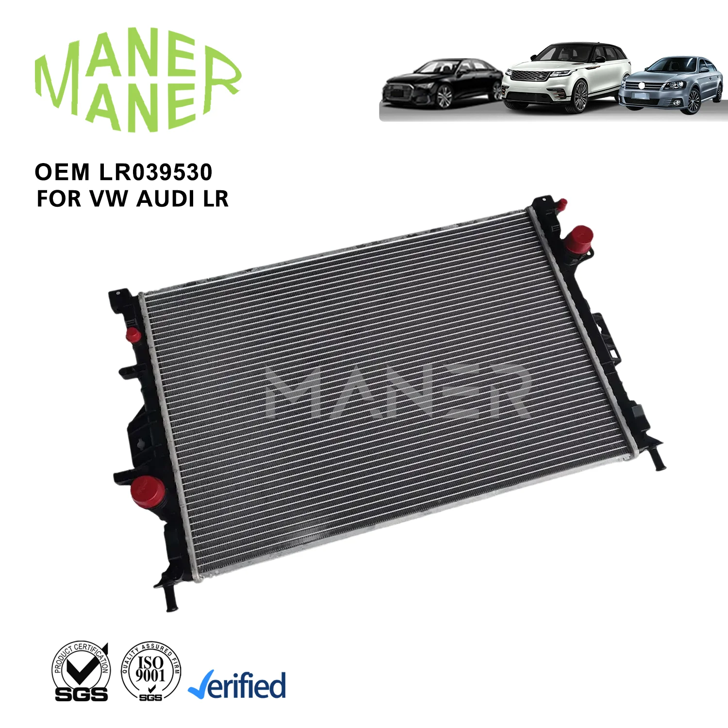 MANER LR039530 LR006715 Cooling System Radiator for Range Rover ...