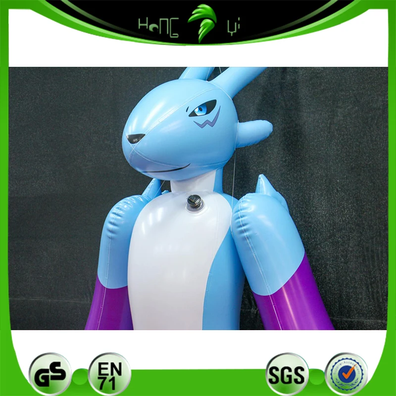 Custom Inflatable Renamon Anime Fox Girl Toy - 3 Year Warranty