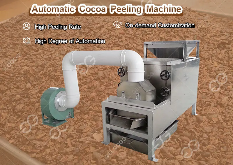 Automatic Cacao Winnower Peeling Cocoa Bean Winnowing Cocoa Dehusking ...