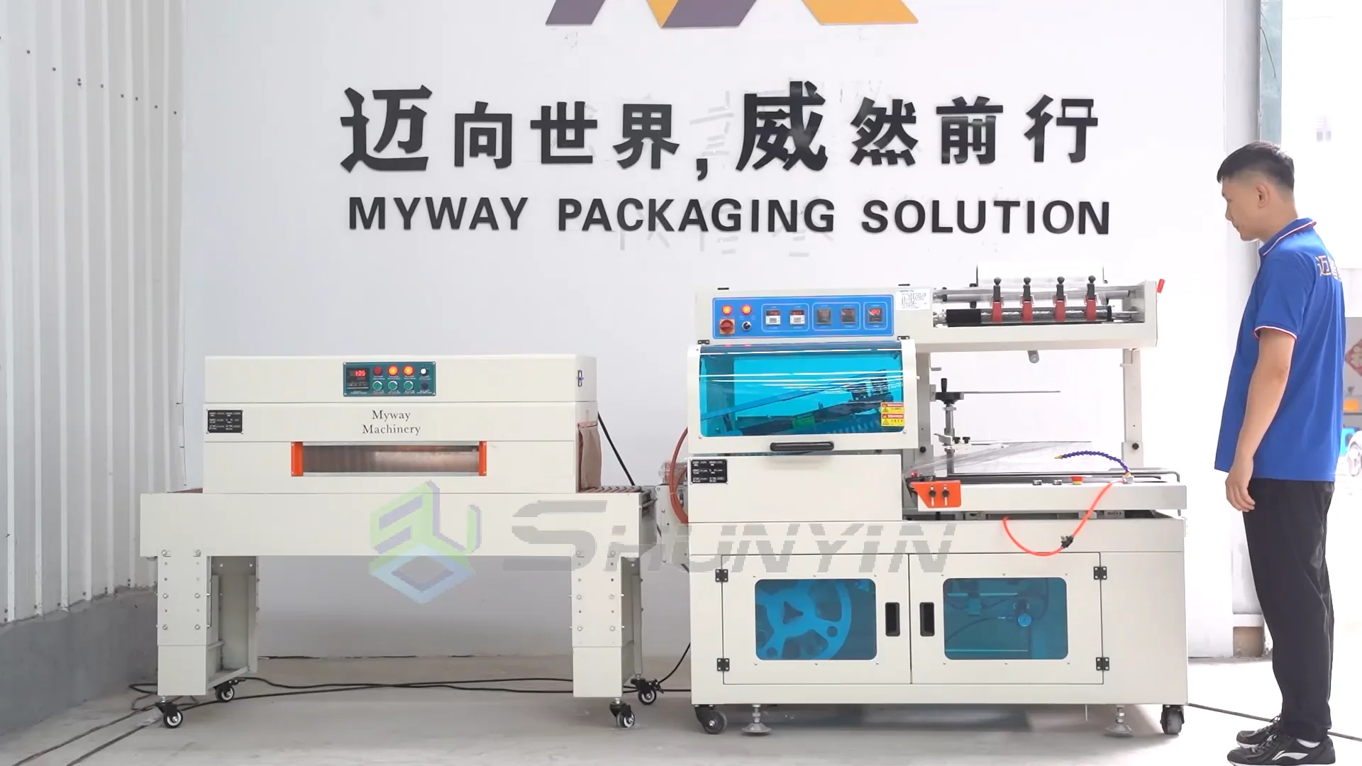 Automatic L Type Sealing Shrink Auto Heat Shrink Roll Wrapping Machine/plastic Wrapping Machine ...