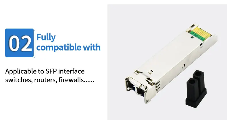 1.25g Sfp Fibre Module Sm 10km 20km 40km Optical Transceiver 1310nm ...