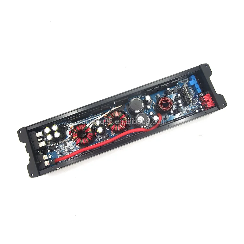 Monoblock Class D Car Amplifier 12V Auto RMS Power With Crossovers ...