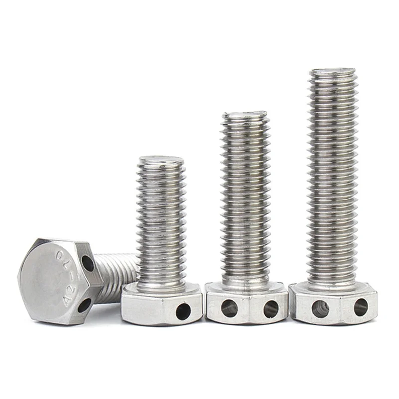 304 Stainless Steel Head Perforated Outer Hexagonal Screws M6m8 - Buy ...