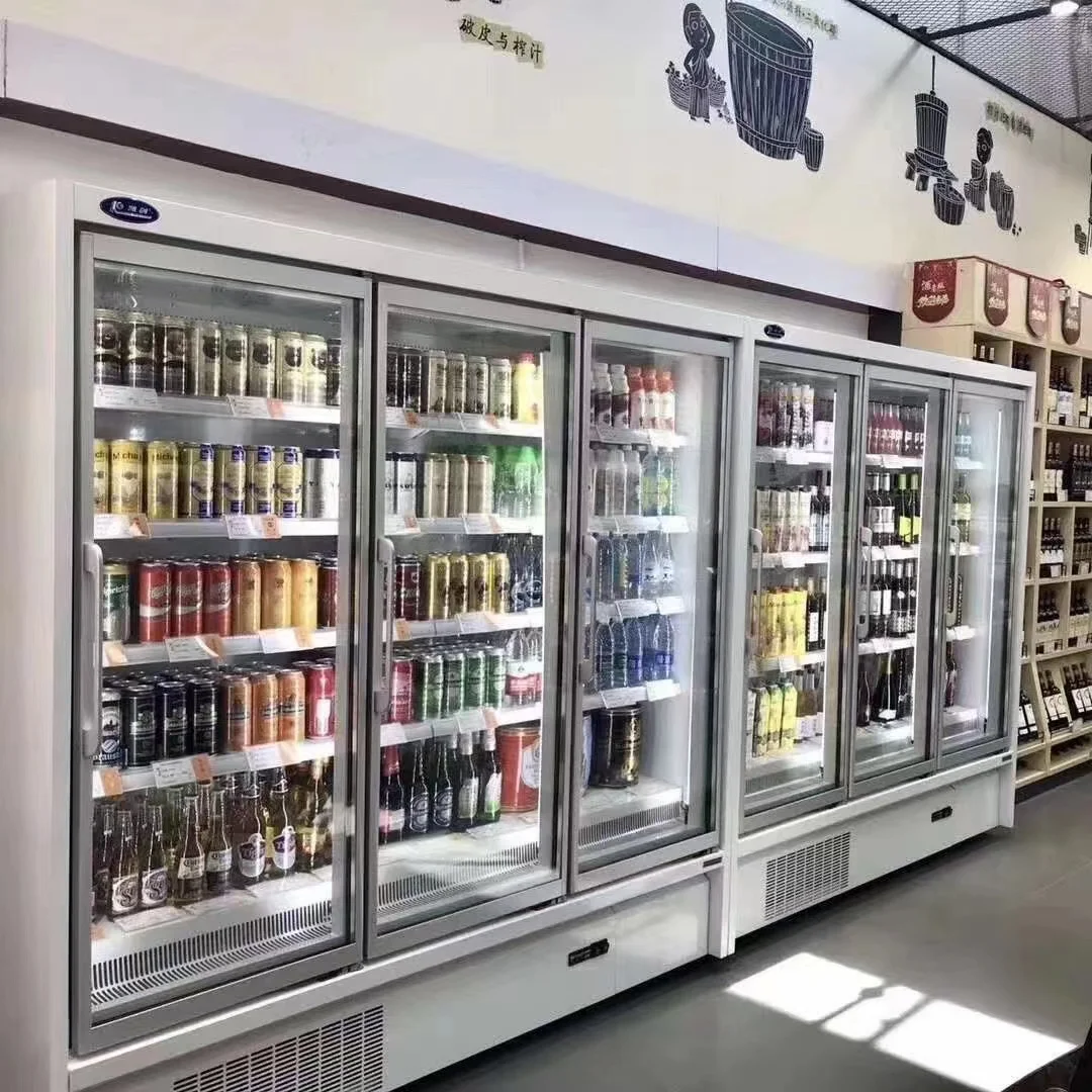 Commercial Upright Freezer - Perfect for Frozen Food Display
