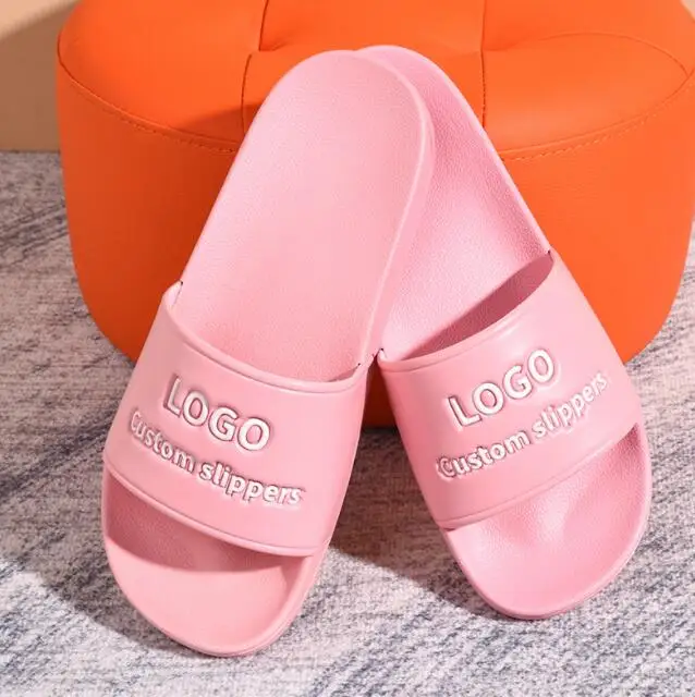 Pvc Custom Sandals Pink Slides Sandals Women,Designer Slides Oem Famous ...