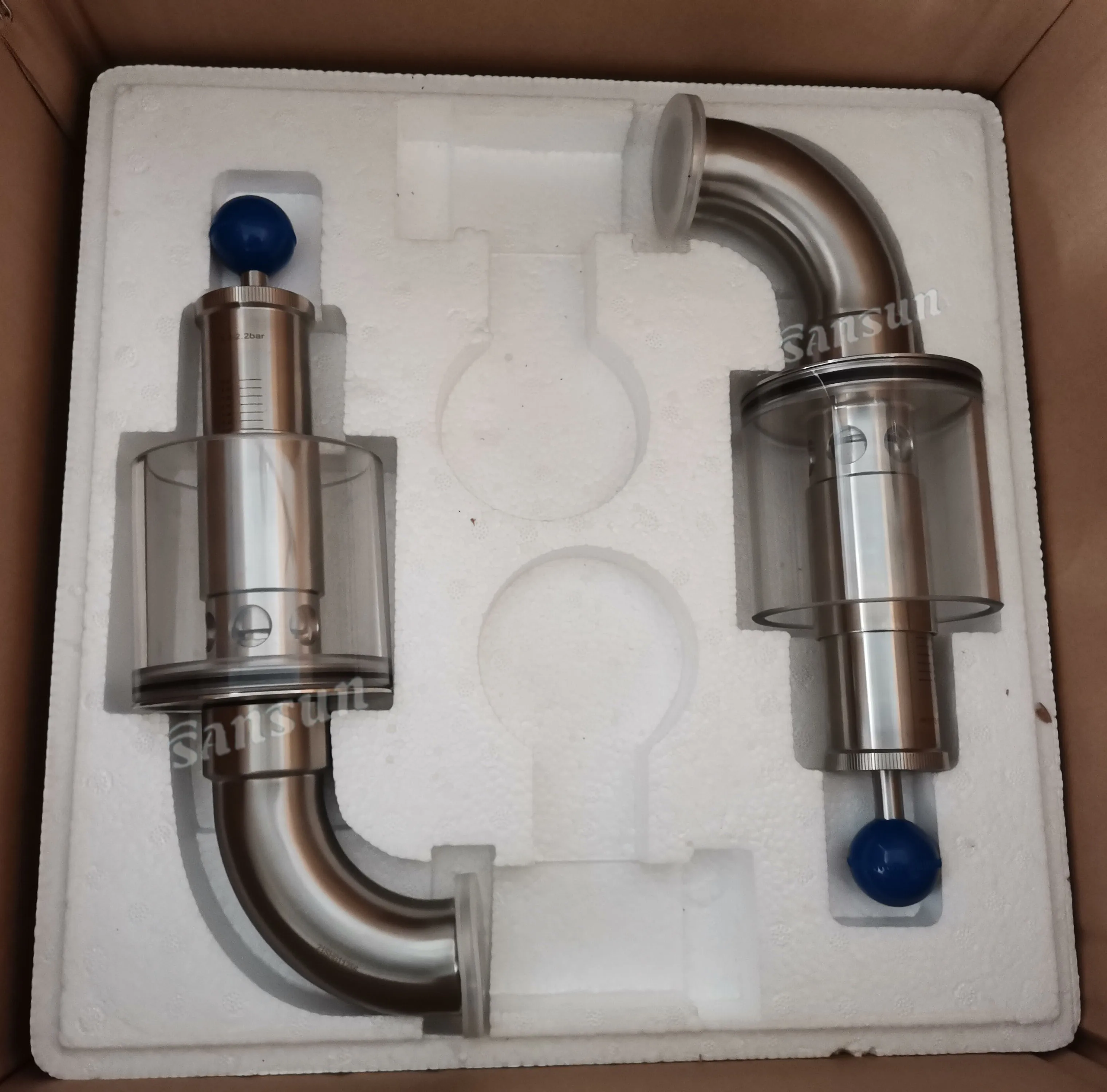 Sanitary Stainless Steel 316l Automatic Adjustable Pressure Relief ...