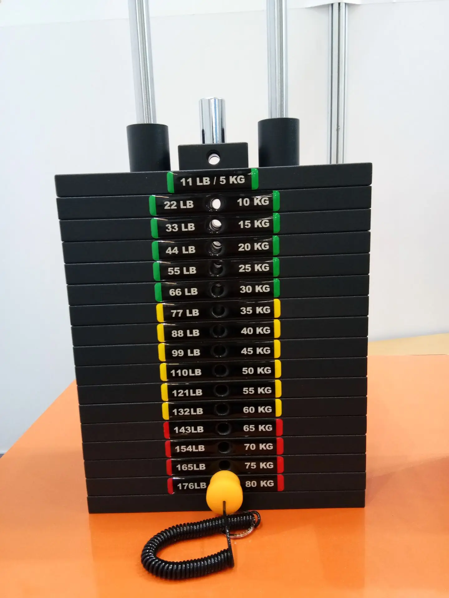 Commercial Multi Gym Stack - Durable Steel Weight Plates