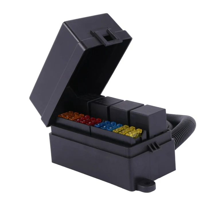 12V 14V 30A 40A 12 Way Fuse Block 4 Slots Relay Box for Auto Truck Cars ...