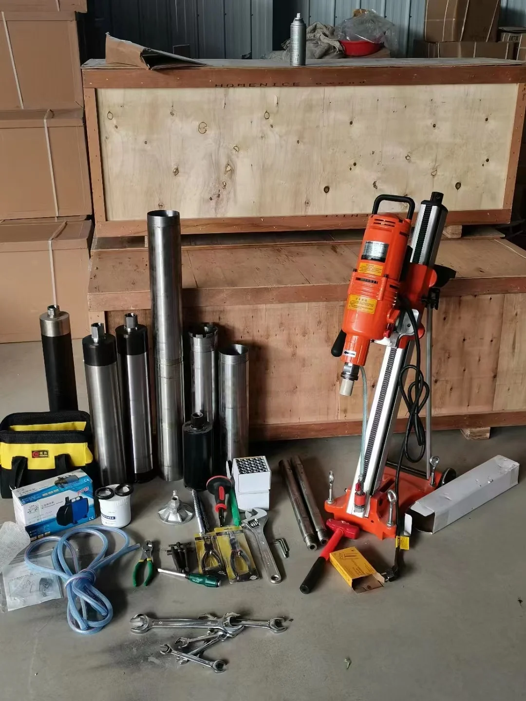 Hz-500 Tunnel Coring Machine Inverted Arch Drilling Machine Concrete ...