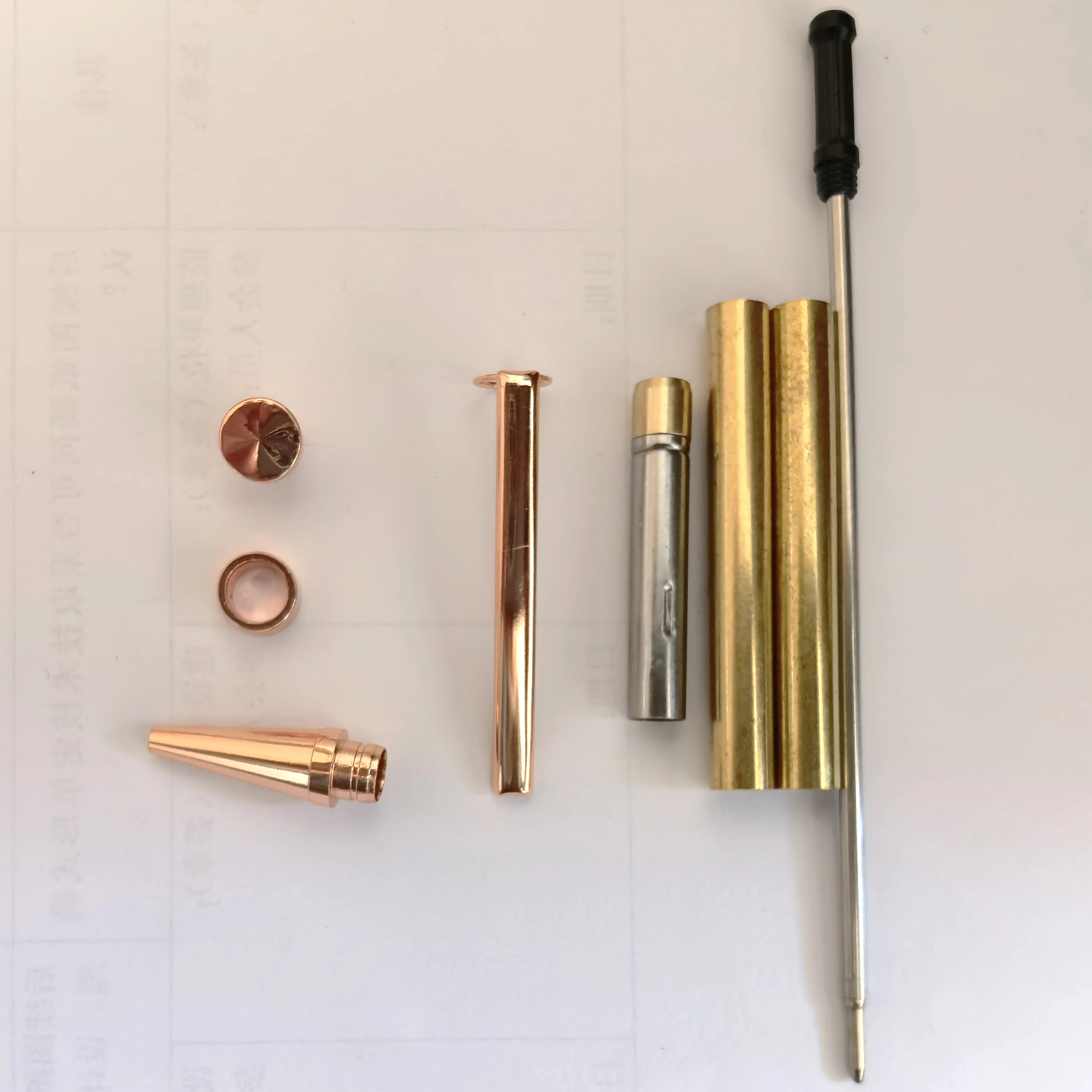 7mm Multi-Color DIY Woodworking Pen Kit for Slimline Twist Pen ODM