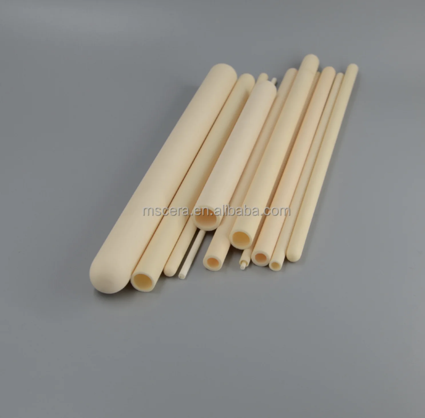 99.7% Al2o3 Alumina Ceramic Sheath Protection Tube - Buy Alumina ...