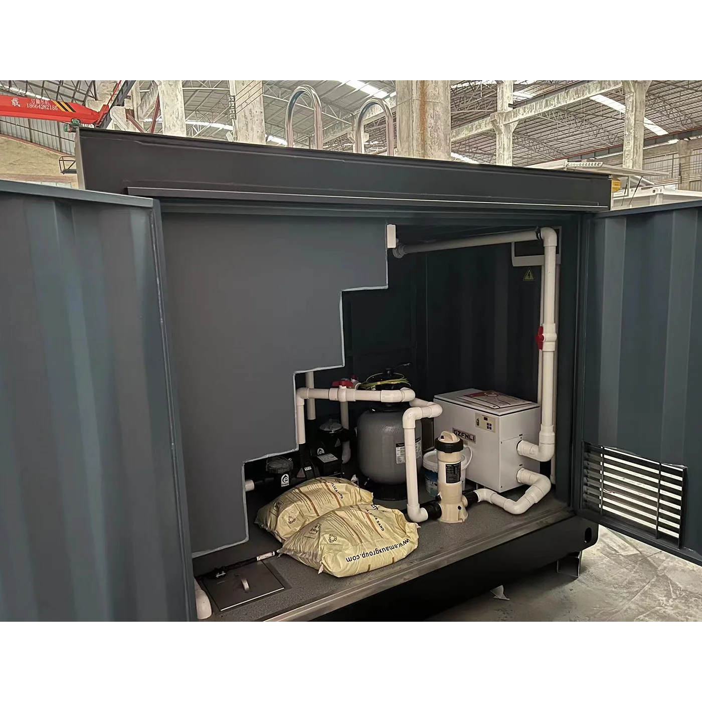 Prefab 20ft 40ft Shipping Container Swimming Pools for Outdoor