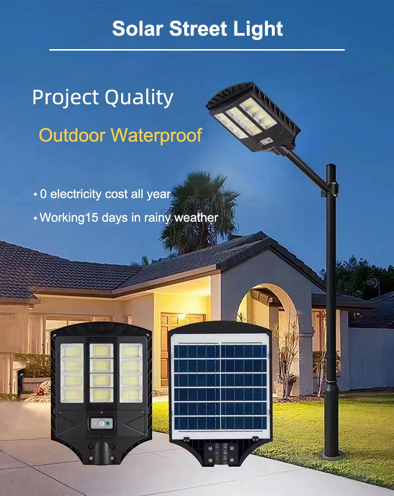 Outdoor Ip65 Waterproof 100w 200w 300w Integrated Led Solar Light For ...