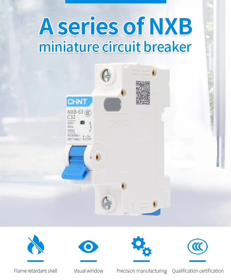 CHINT NXB-63 Series Mcbs - Reliable Miniature Circuit Breakers