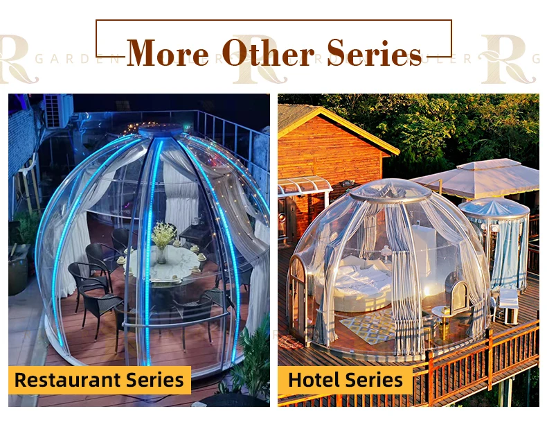 Outdoor Winter Event Restaurant Igloos Swimming Pool Globe Clear Bubble ...