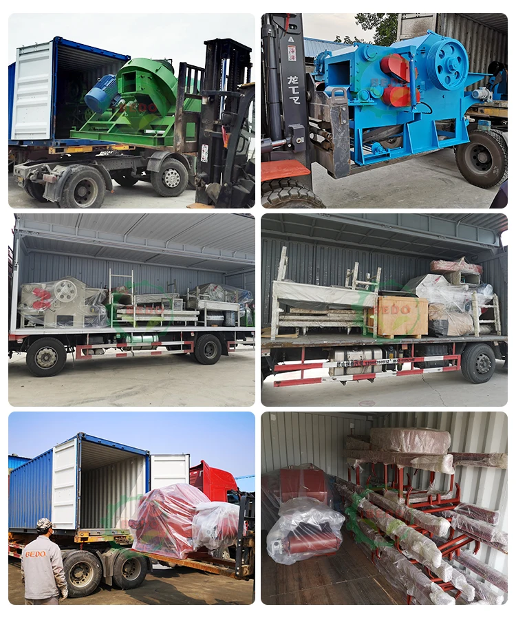 12-15ton/h Industrial Palm Wood Chipping Machine for Paper Pulp Making ...