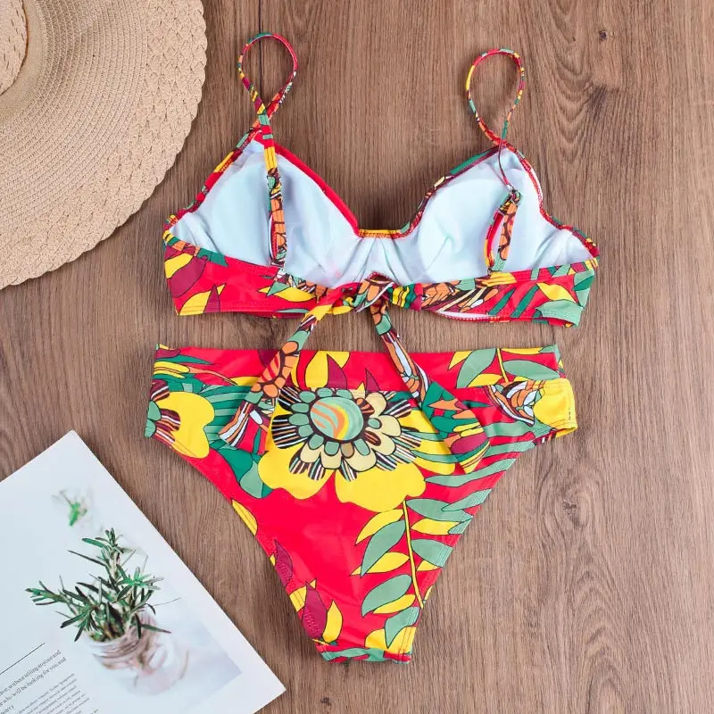 Miyouj 2021 Female Bathing Suit Two Piece Beach Wear Custom Print