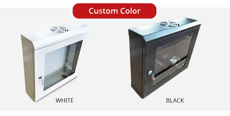 Factory Indoor 2U Server Rack Cabinet 2u Wall Mount Network Rack with ...