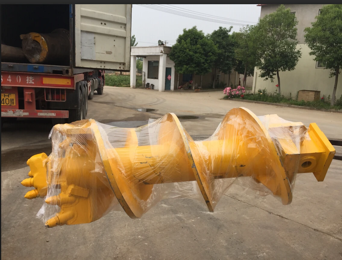 Bored Piles Double Start Flight Hydraulic Powerful Earth Conical Rock ...