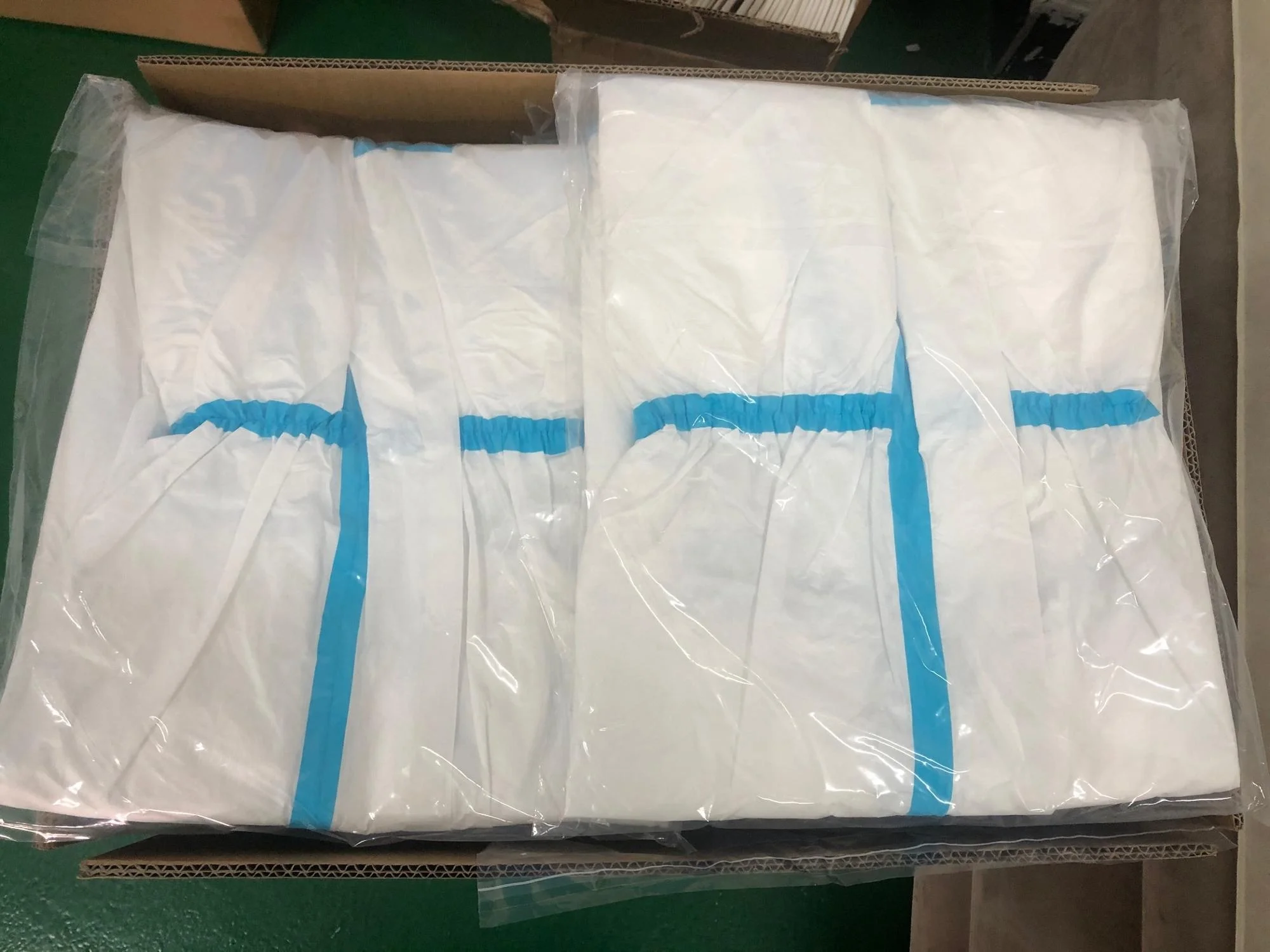 Cheap Dupont Fabric Hazmat Suit Sms Ppe Microporous Anti-static ...