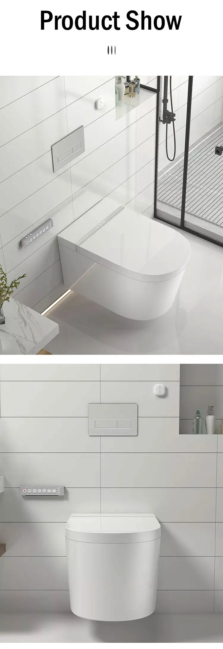 High Quality Concealed Cistern Back To Wall Wc Toilet Set Bathroom ...