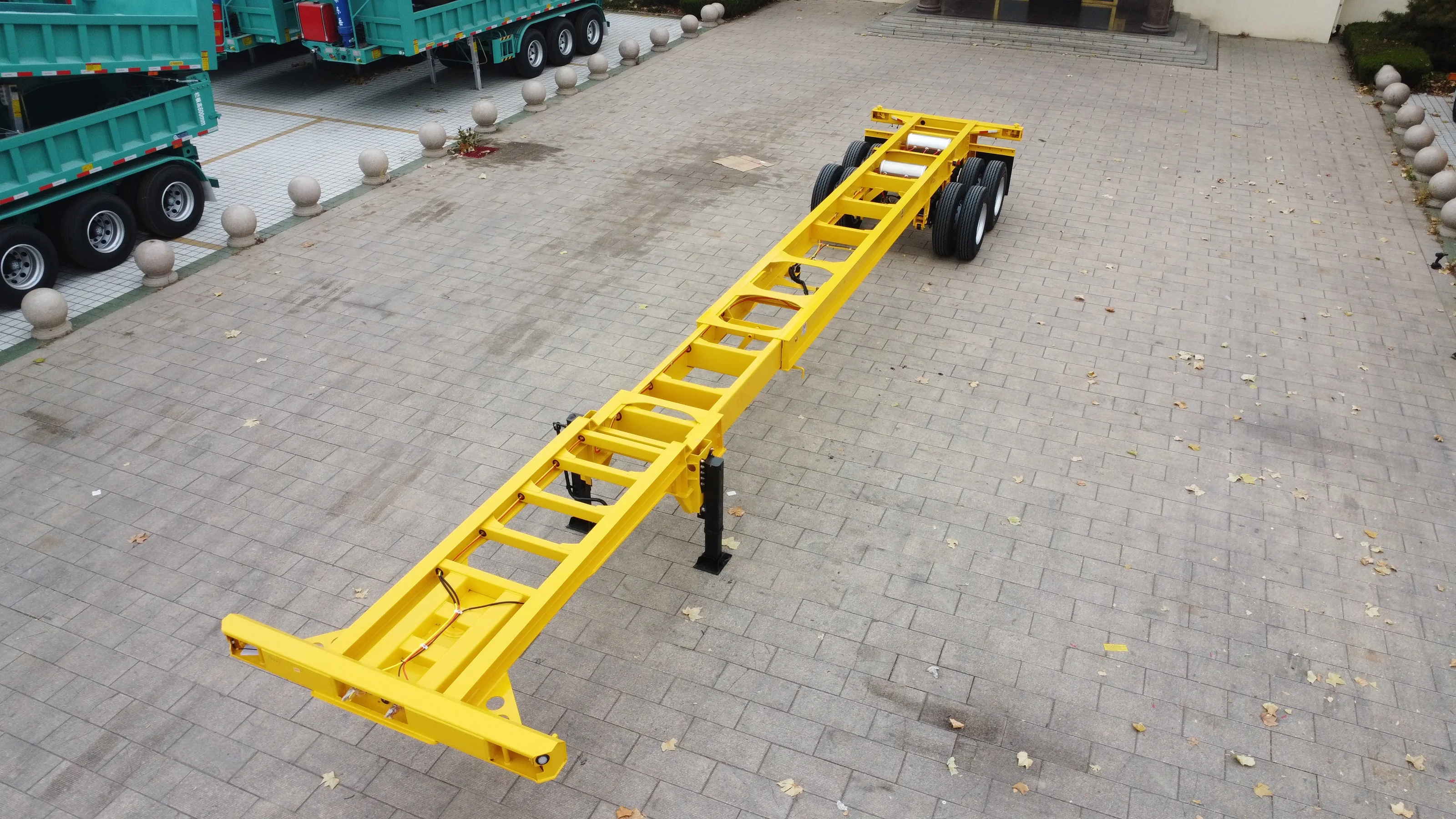 Cimc Vict Hydraulic Cylinder 3 Axles U Type 30 Tons End Dump Trailer ...
