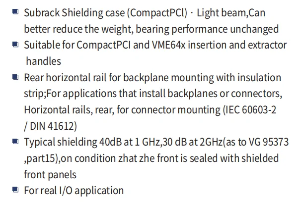 RDEKONO 19" 3U (3+1)U 6U (6+1)U Subrack Card Chassis CPCI / ATCA / VPX ...