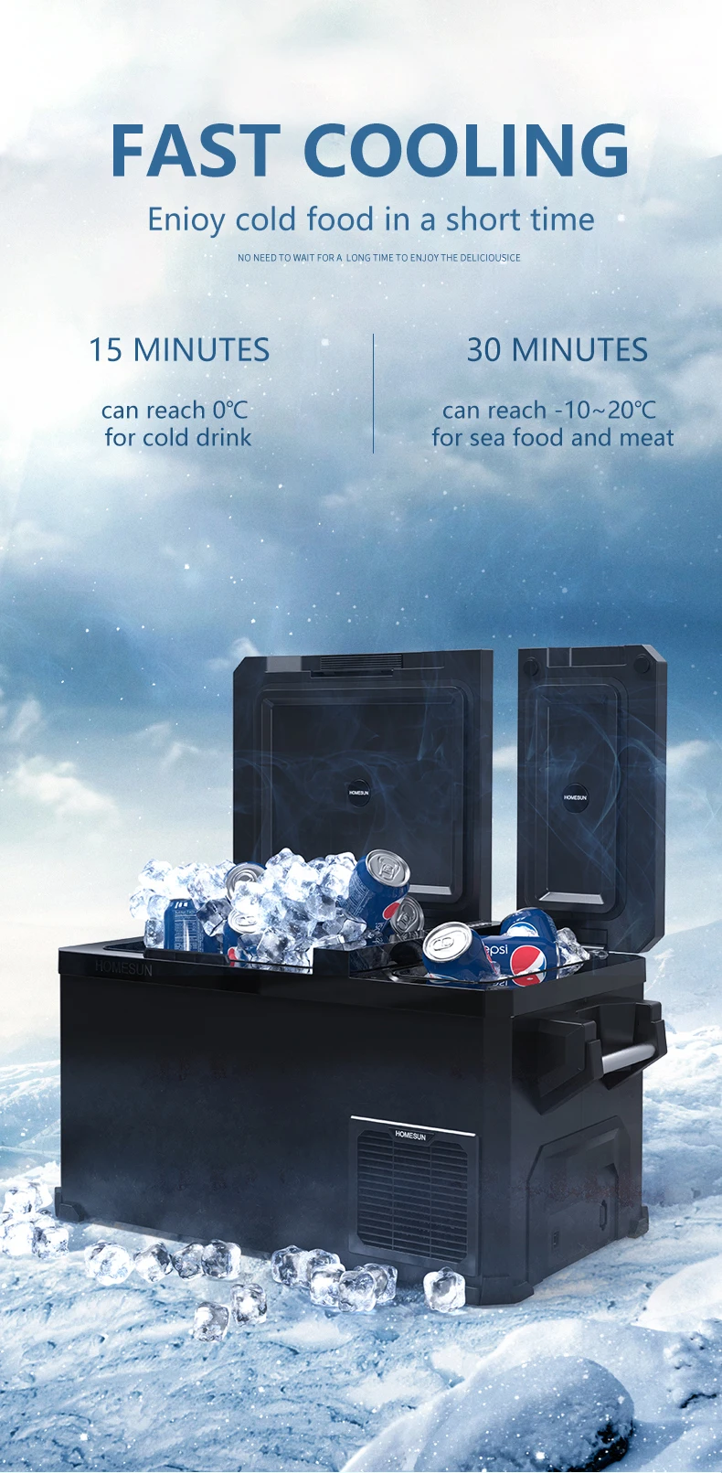 12 Volt Freezer Automobile Compressor Fridge Car Fridges With Digital ...