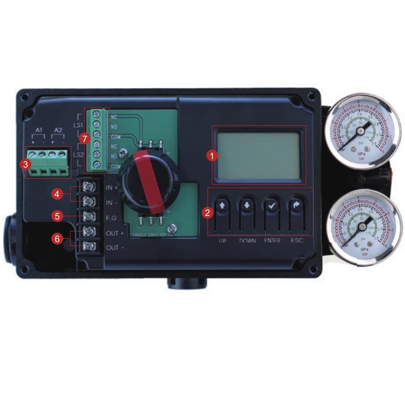 Tissin Ts700l Smart Valve Positioner Nepsi Explosion Proof Remote ...