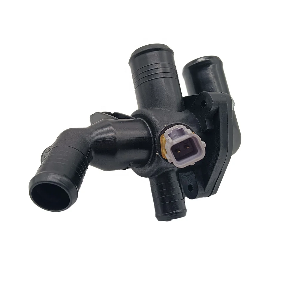 1733253 Bb3q8a586ab Thermostat Housing Coolant Water Flange For Ford ...