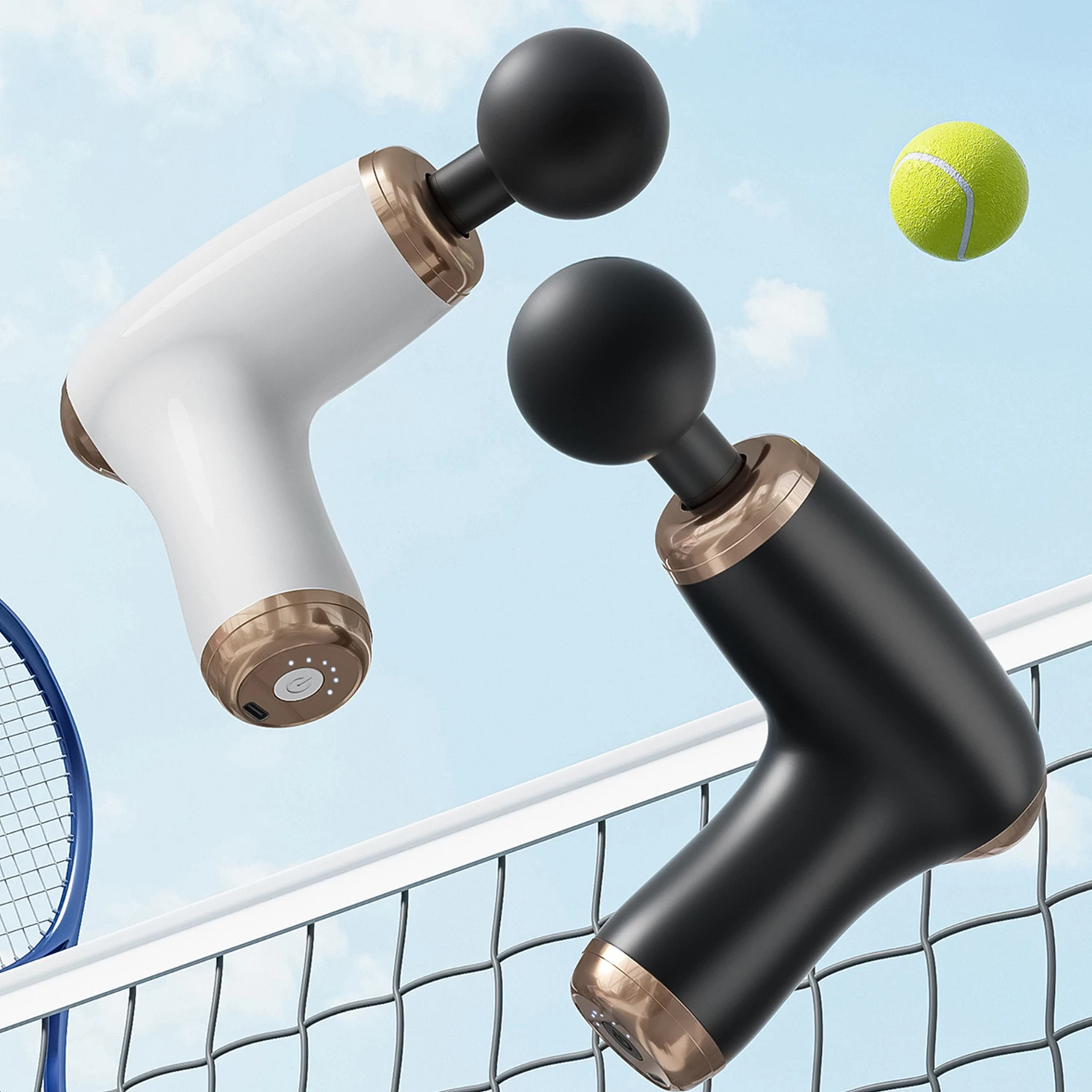 Best Mini Charging Handheld Electric Tiny Massage Gun Vibration Deep Tissue Muscle Massage ...