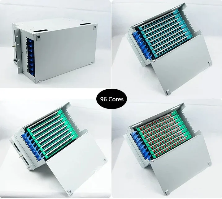 Odf Distribution Frame 12-core Rack Mount Type With Sc/upc Adapter ...