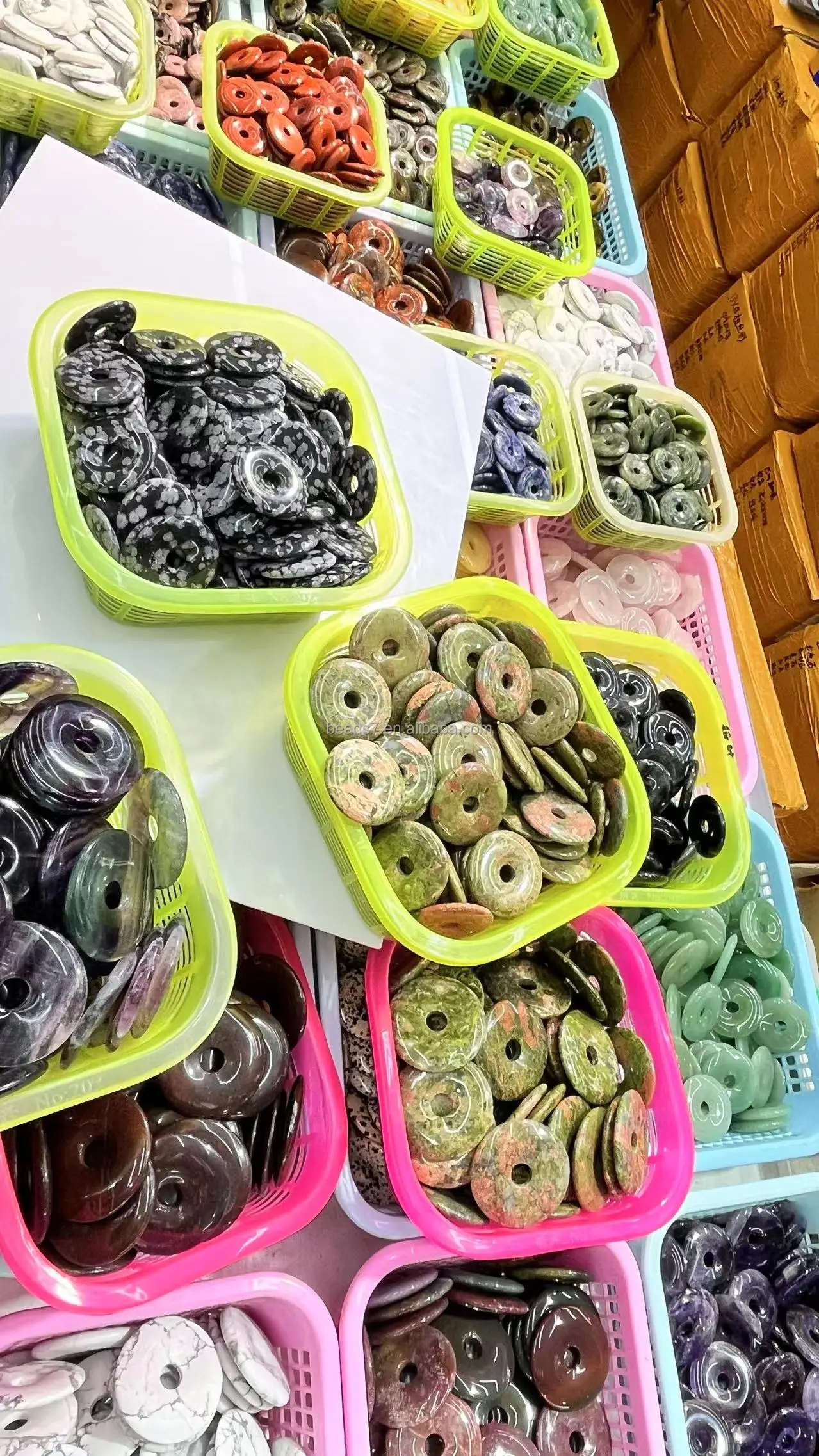Old Brecciated Jasper 30mm Plain Donut Ancient Coins Bless With ...