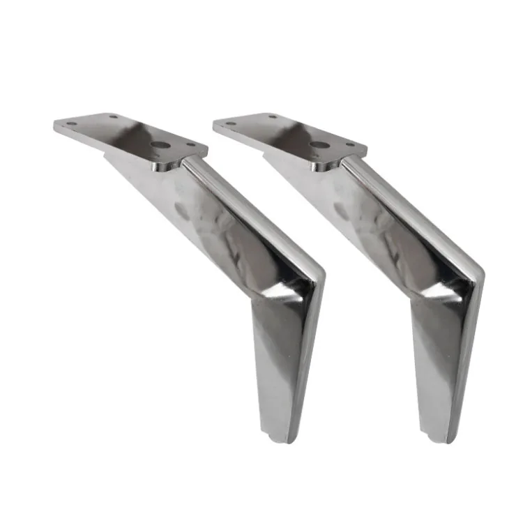 15 Minute Sickle Shaped Metal Sofa Feet Nordic Chrome Plated Furniture ...