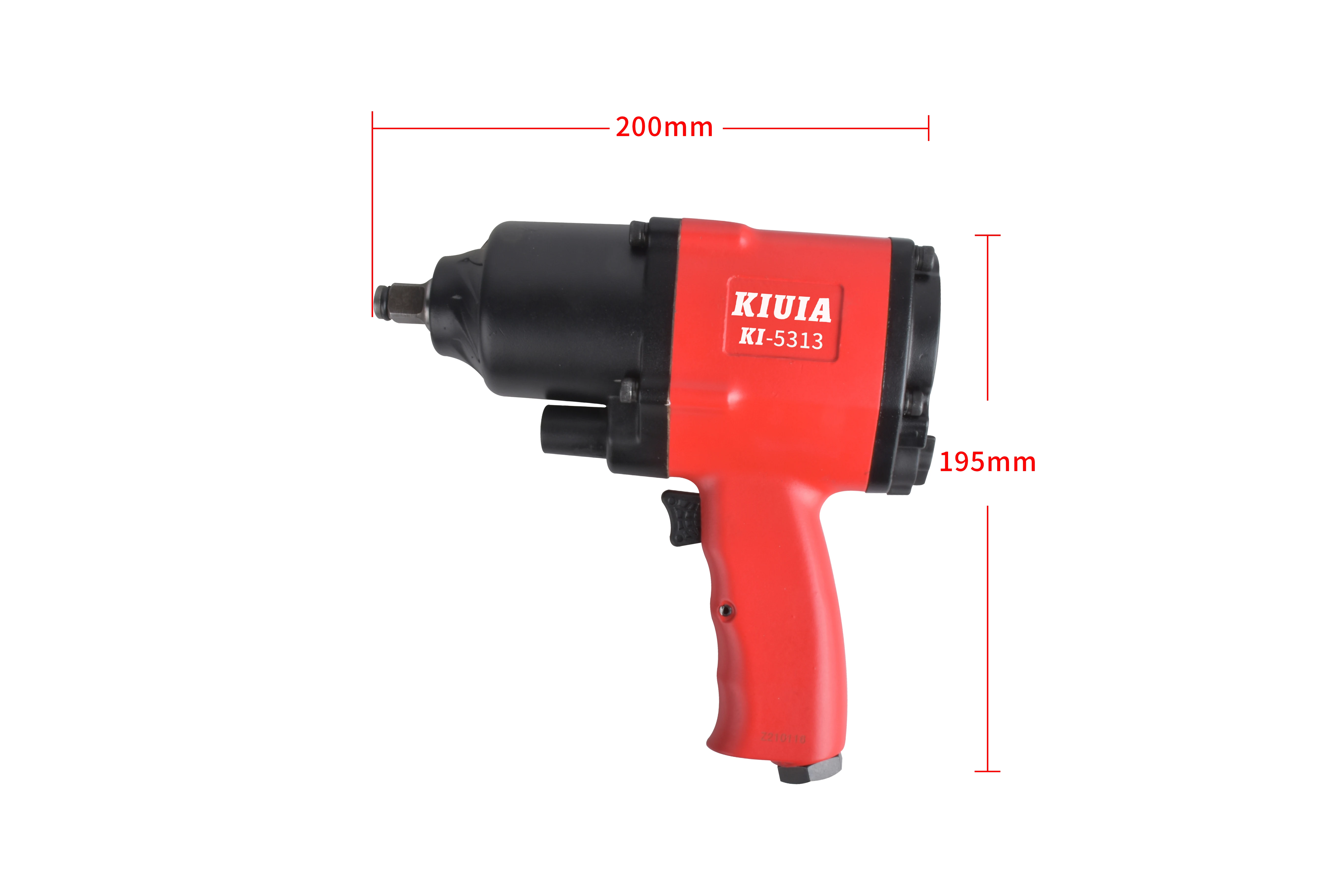Ki-5313 Pneumatic Nut Wrench 1/2 Air Tools 850nm Impact Wrench Spanner ...